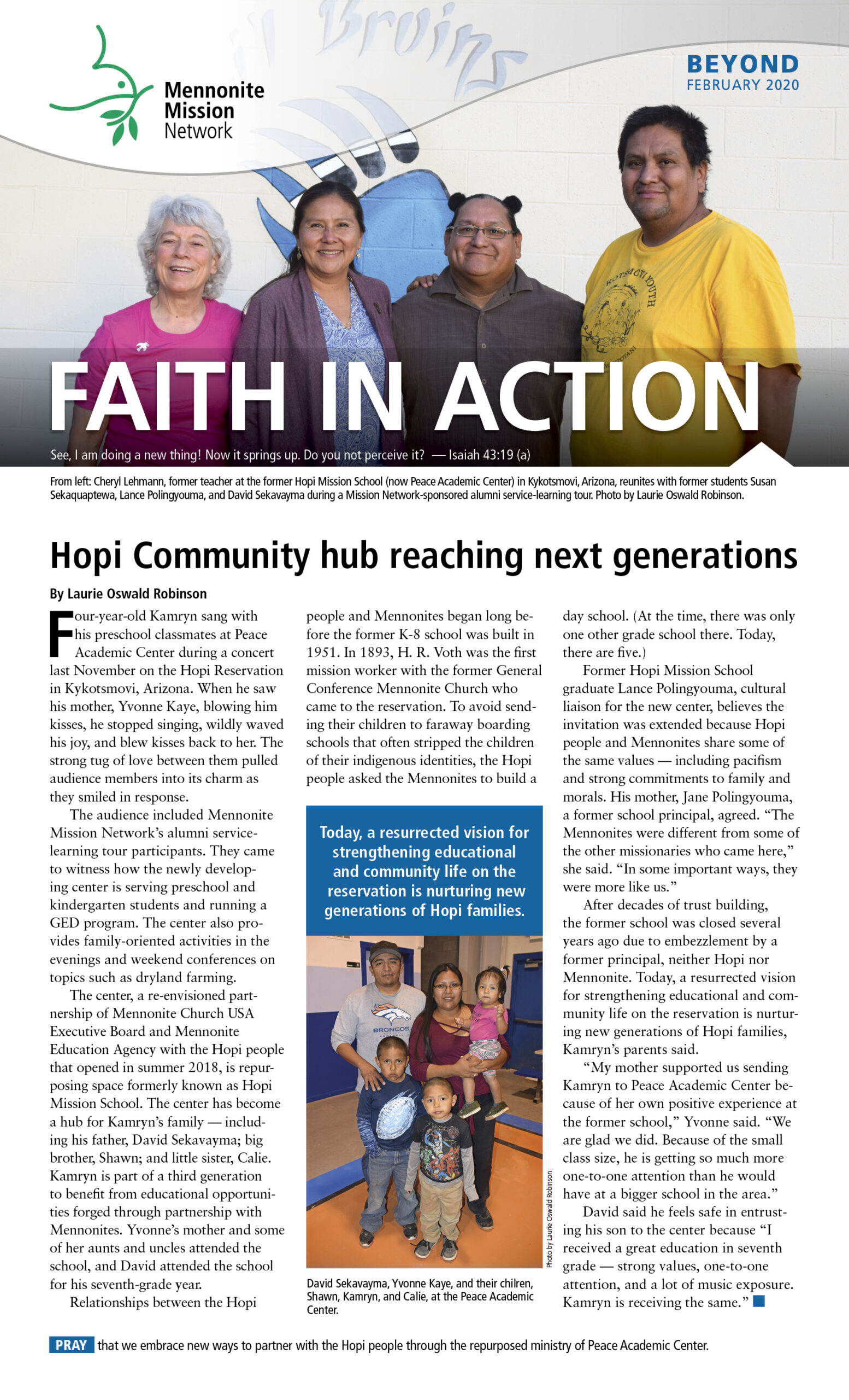 Hopi Community hub reaching next generations - Mennonite Mission Network