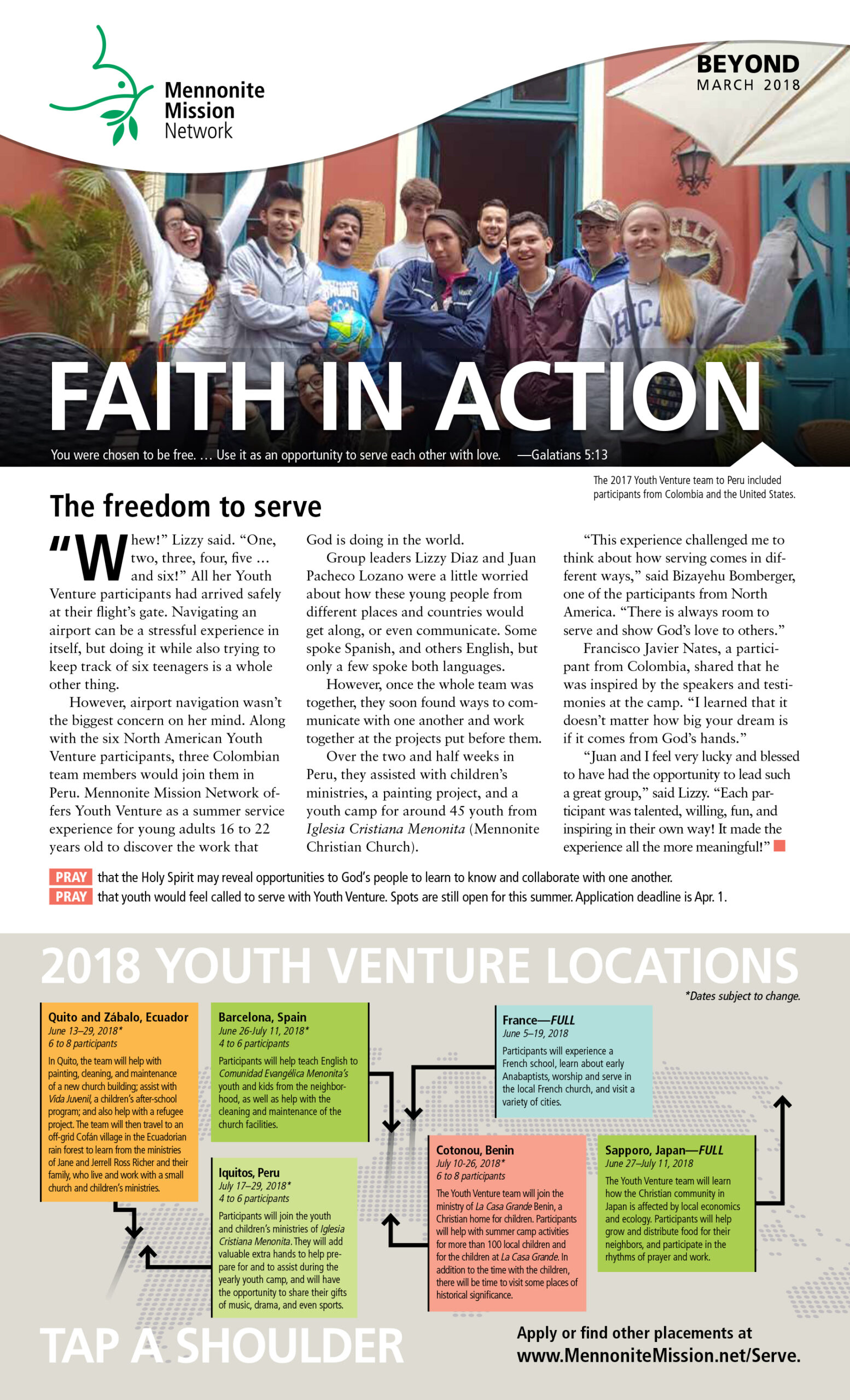 The freedom to serve - Mennonite Mission Network
