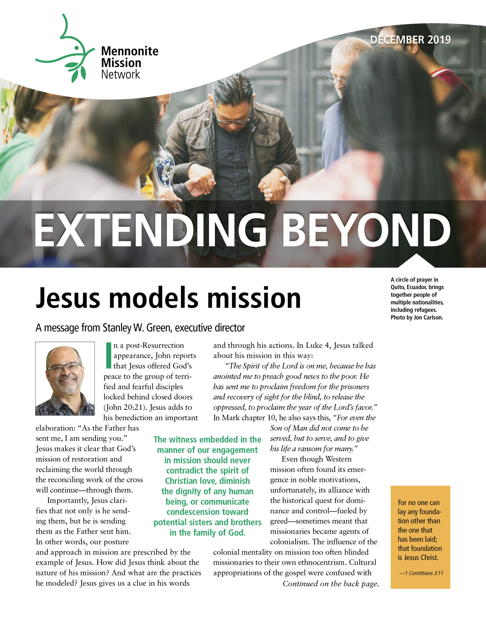Jesus models mission - Mennonite Mission Network