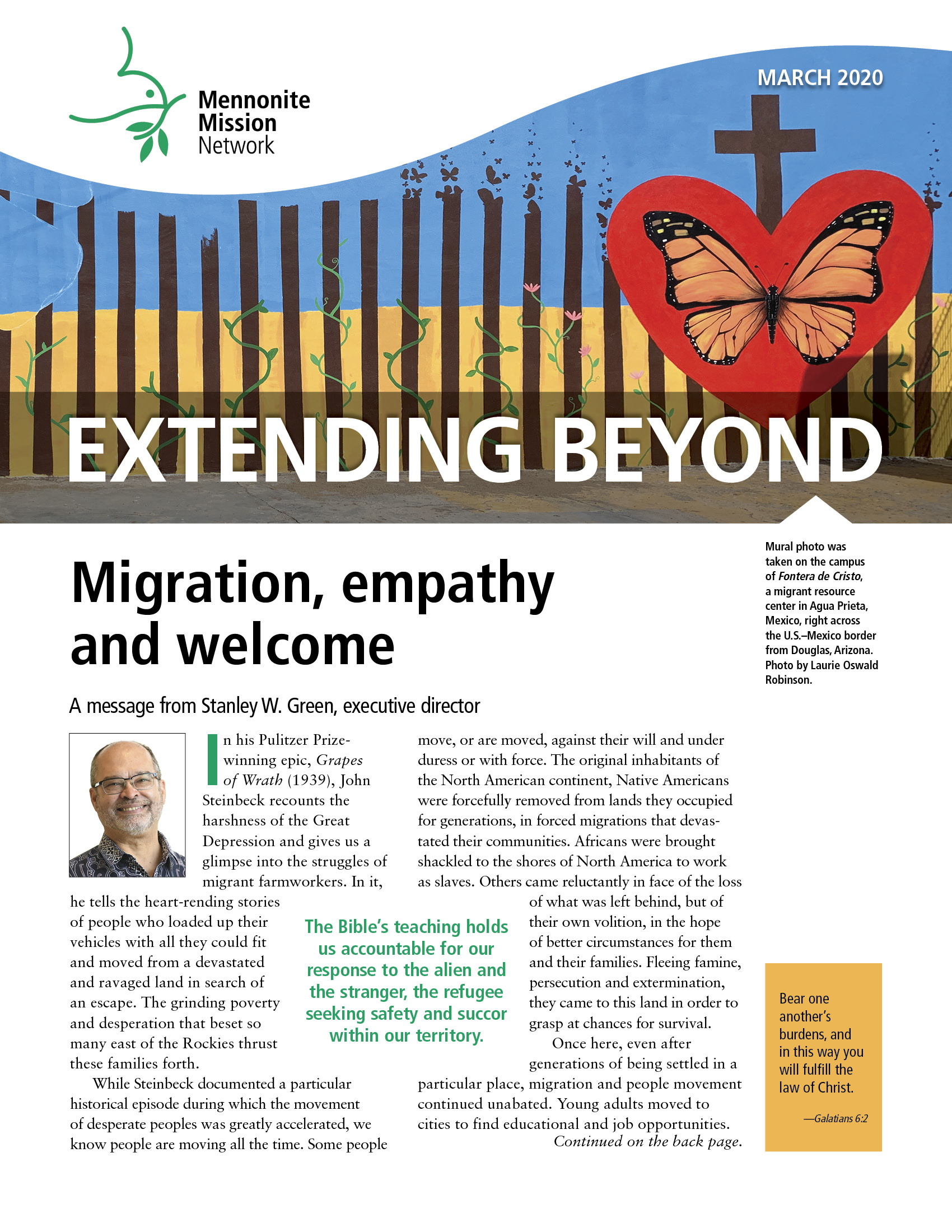 Migration, empathy and welcome - Mennonite Mission Network