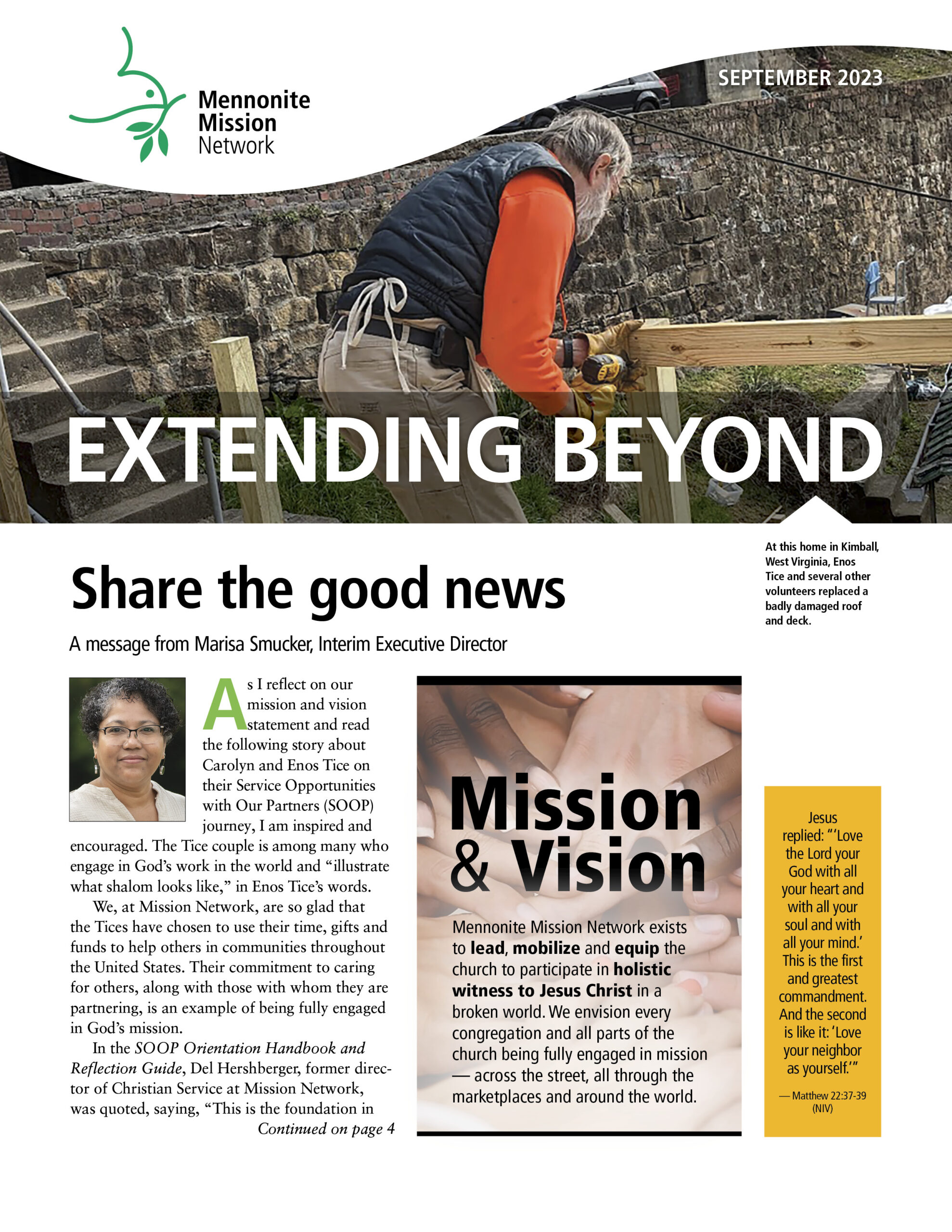 Share the good news - Mennonite Mission Network