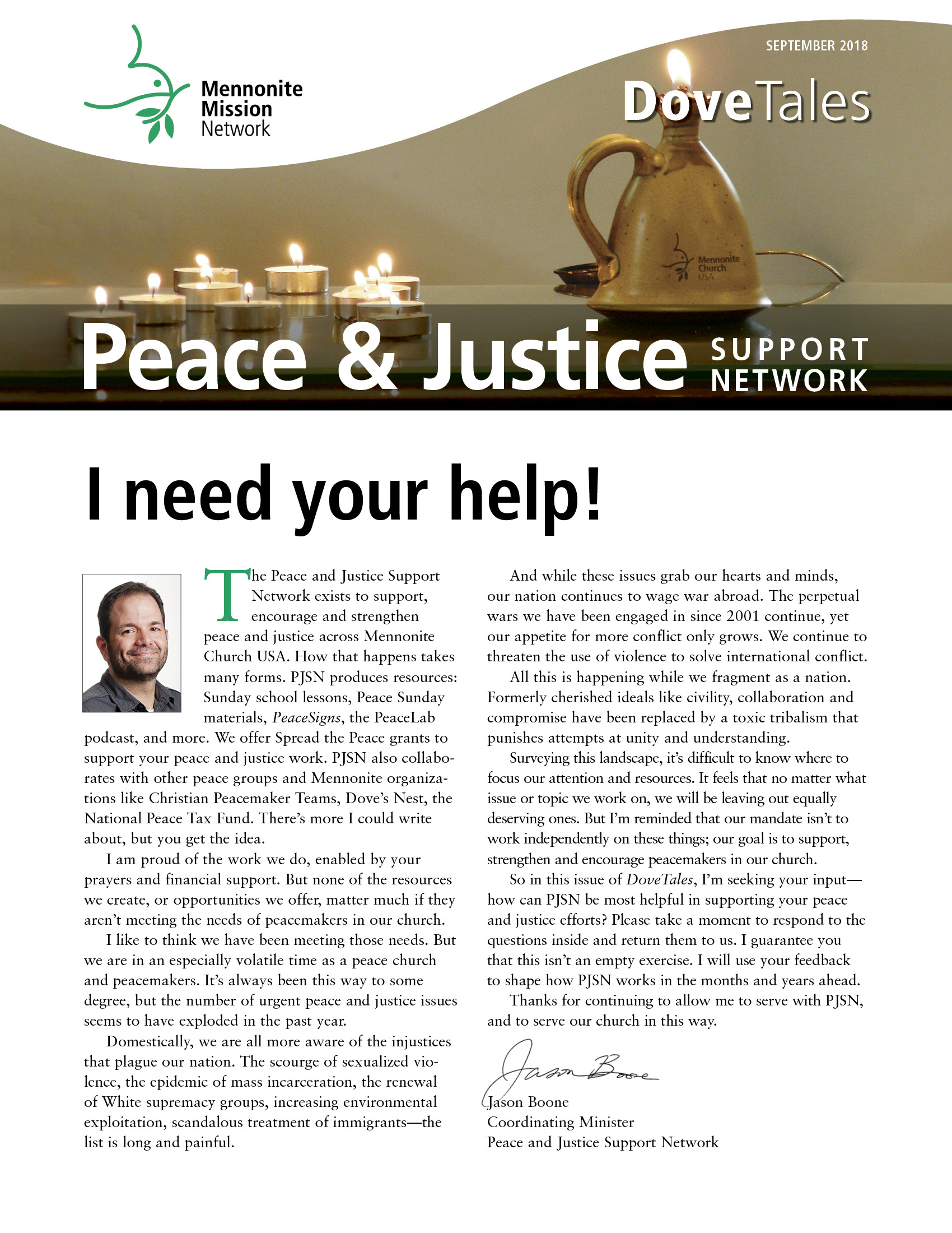 I need your help - Mennonite Mission Network