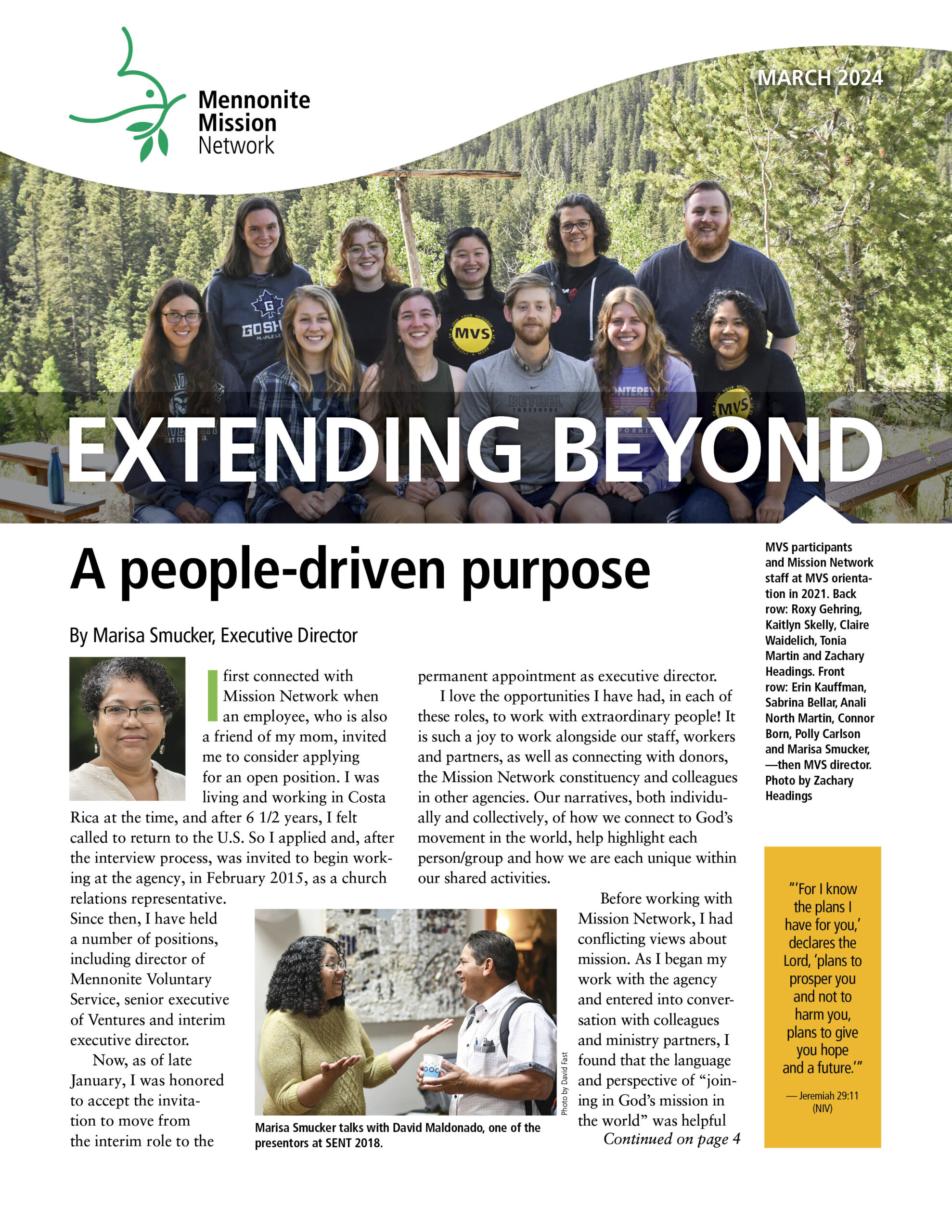 A people-driven purpose - Mennonite Mission Network