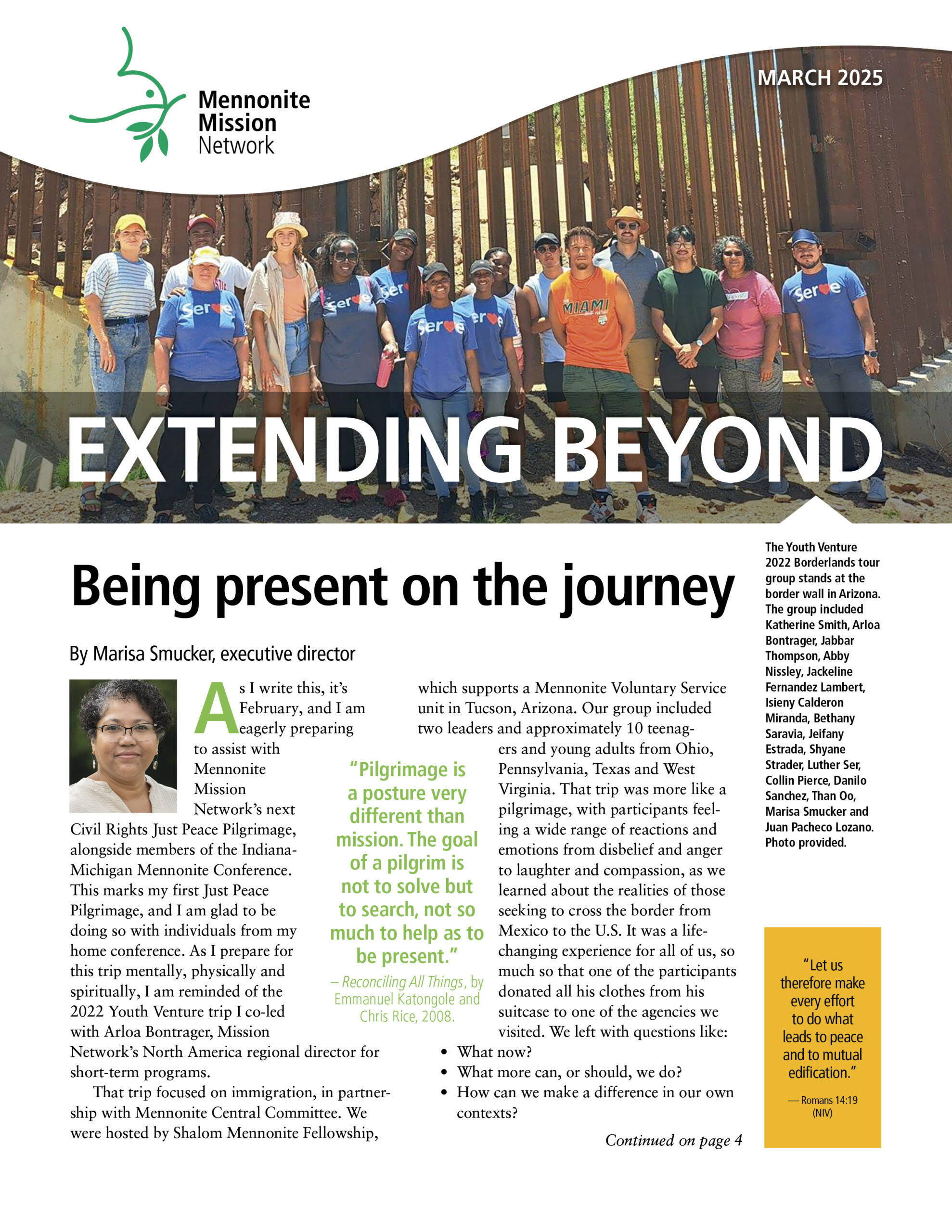 Being present on the journey - Mennonite Mission Network